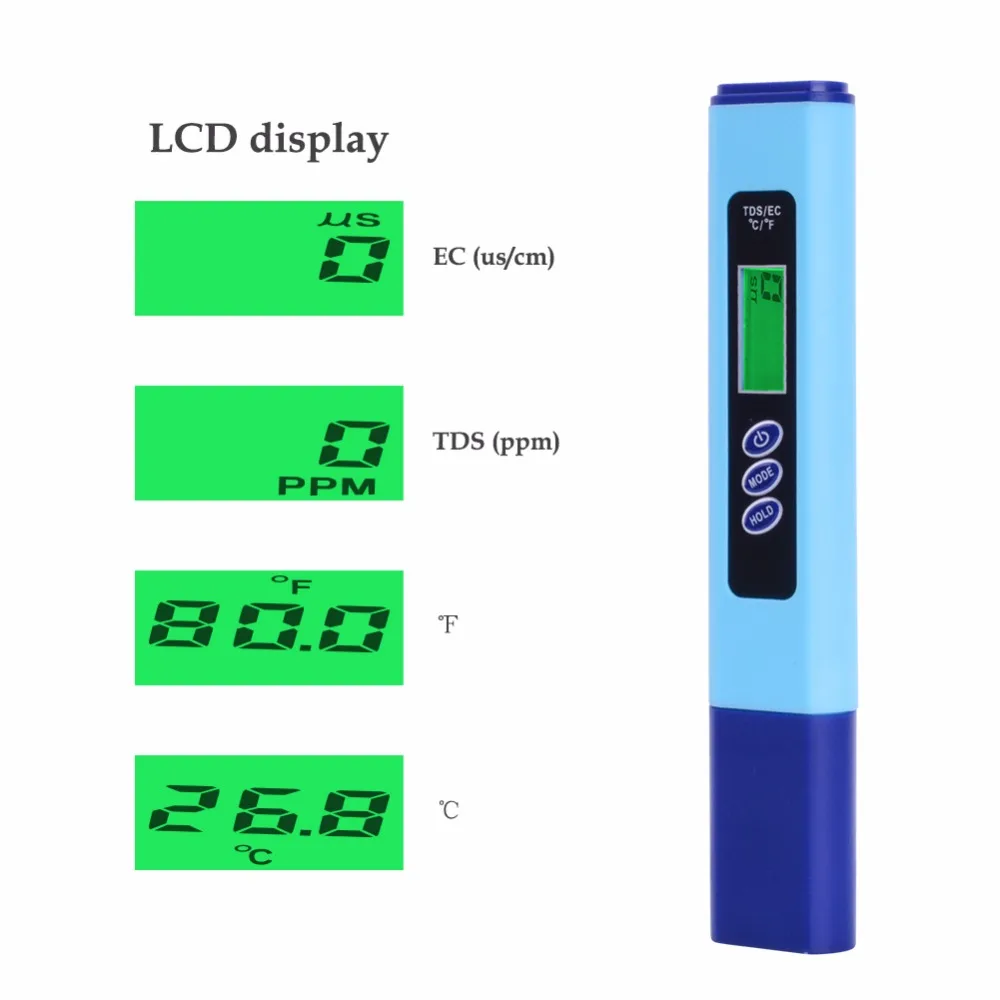 new 3 in 1 Digital EC meter Tester EC 936 TDS Tester Temp Meter pen ...
