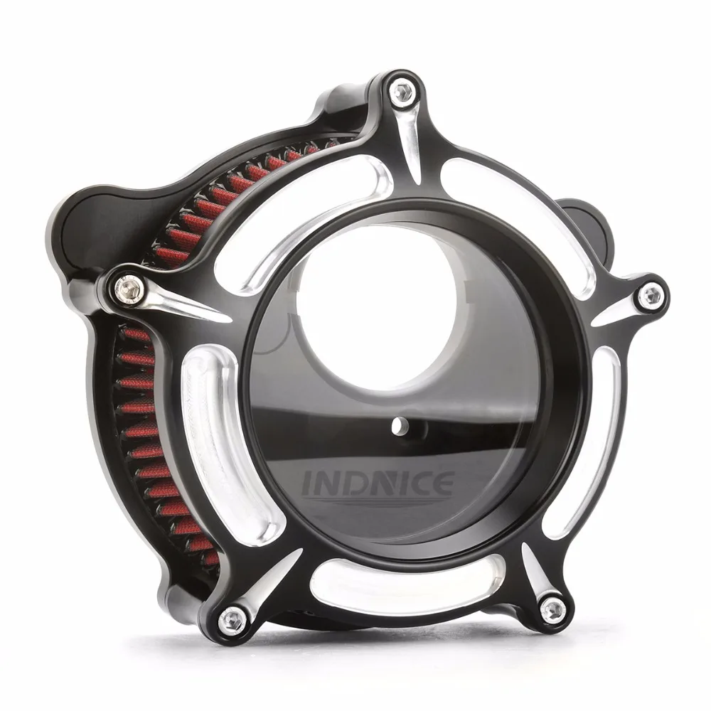 Contrast Cut see through Air cleaners For harley FLHX road glide street ...