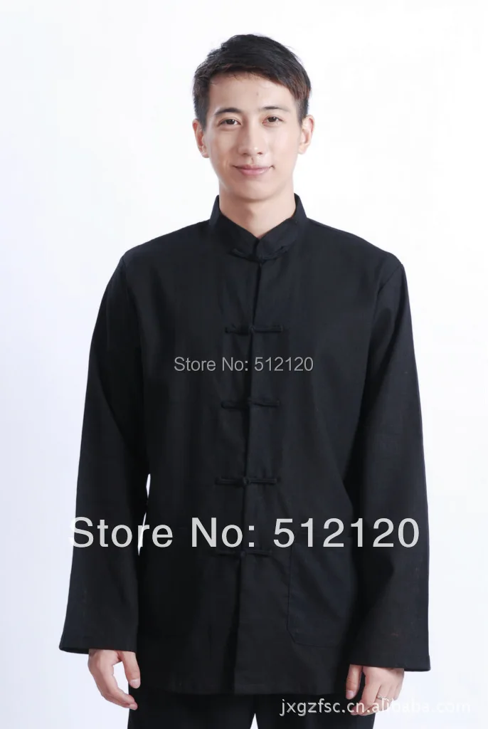 Shanghai-Story-Long-Sleeve-Chinese-Traditional-clothing-solid-Cotton ...