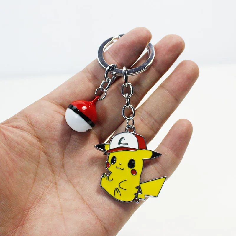 Pokemon Pikachu Anime Metal Keychain - KawaiiMerch.com