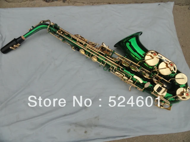 Green Alto Sax
