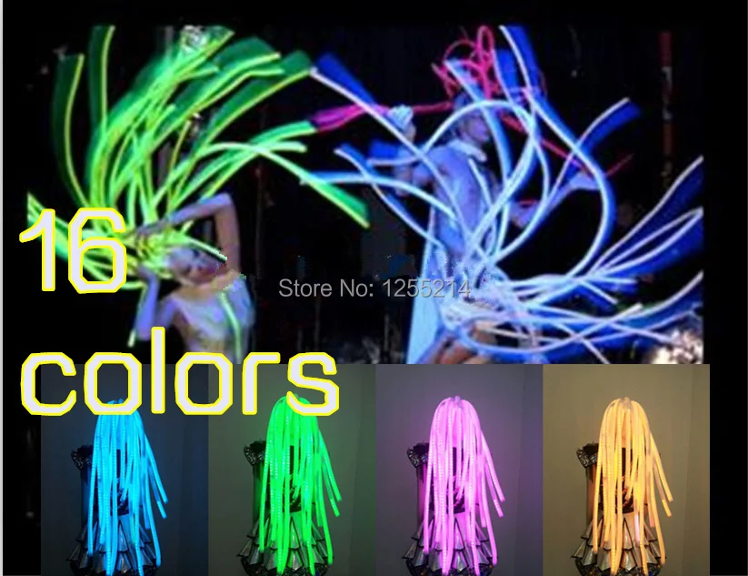 party-dreads-LED-light-up-wigs-belly-dance-costumes-luminous-glowing ...