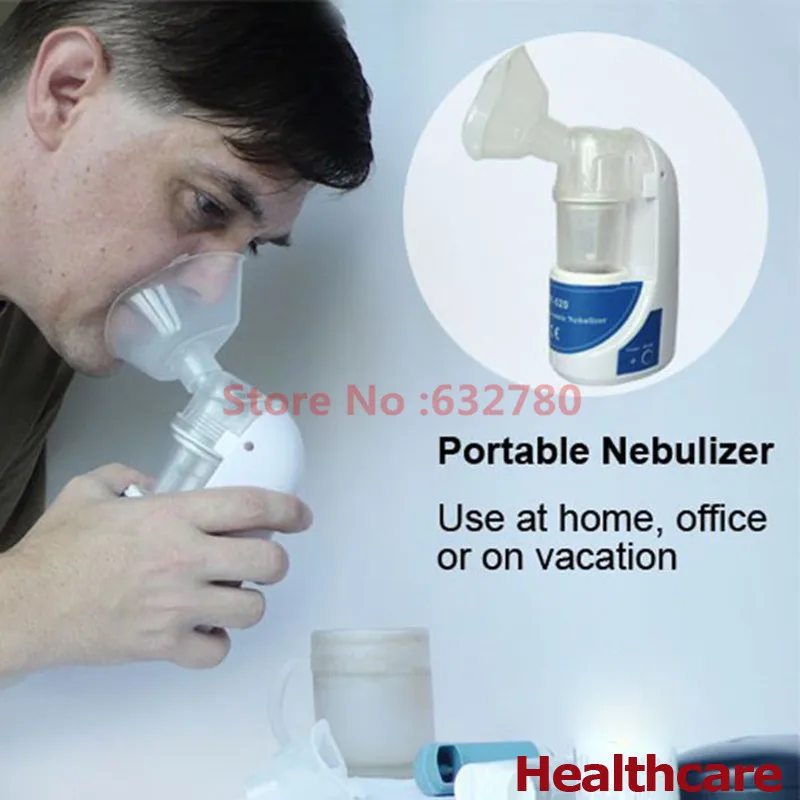 Portable ultrasonic nebulizer handheld respirator mask humidifier kit ...