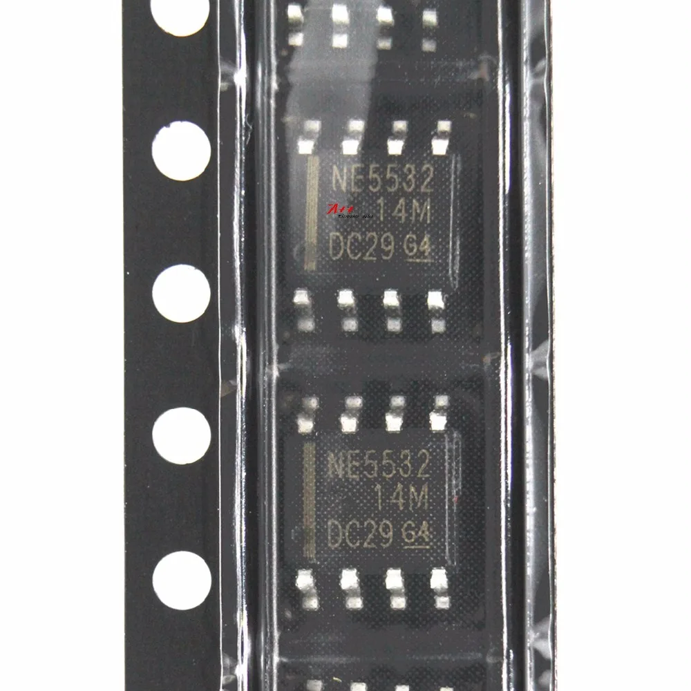 オーディオアンプN5532 NE5532 NE5532D NE5532DR sop 8新100個|amplifier audio|10 pcs ...