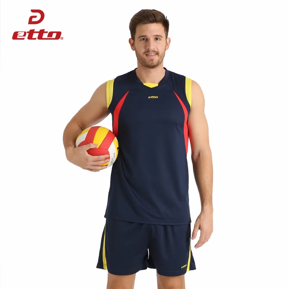 Traje-de-voleibol-profesional-para-hombre-Conjunto-de-Jersey-sin-mangas ...