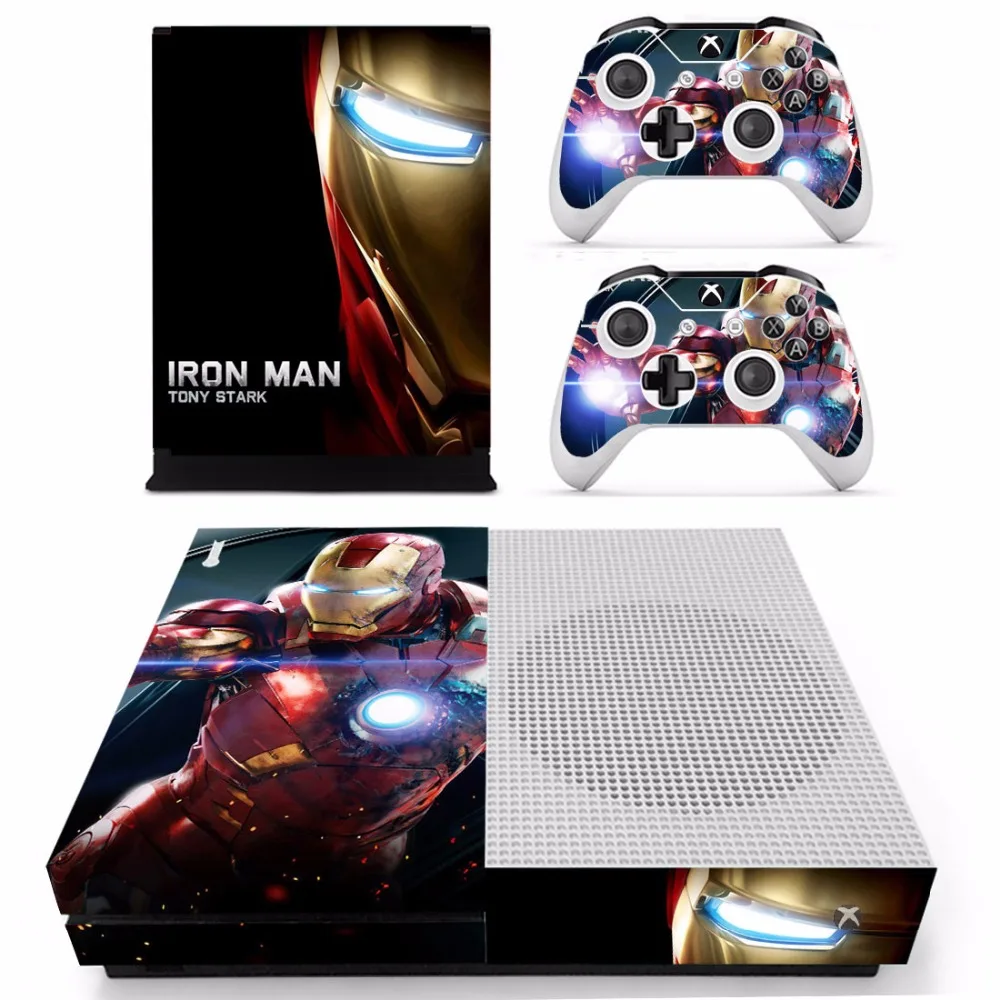 Avengers Iron Man Skin Sticker for Xbox One S Console and Controllers ...