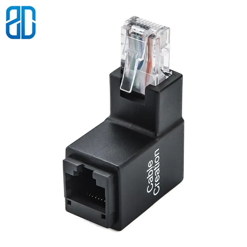 Adaptador Ethernet Cat5e/Cat6, adaptador Ethernet de ángulo ascendente ...