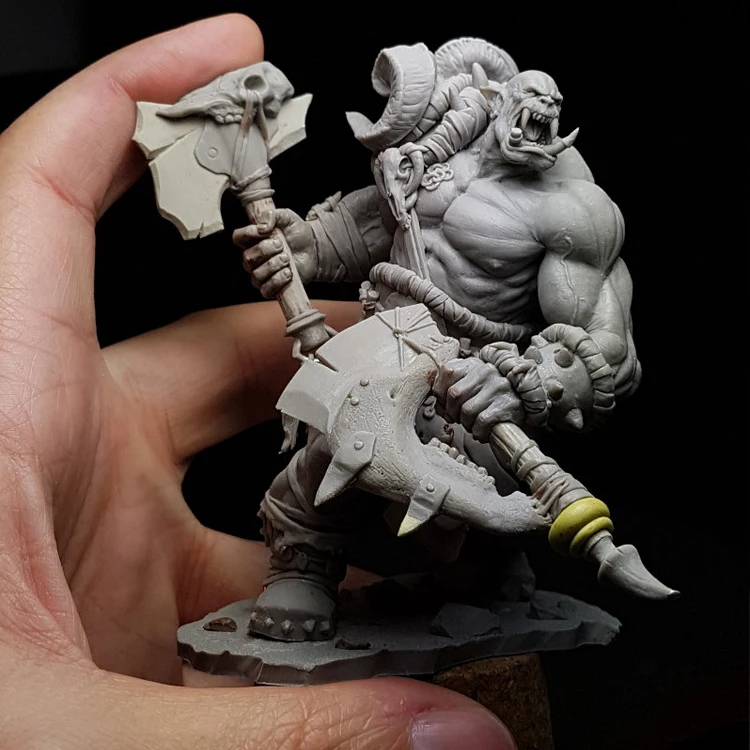 Toys & Games High Quality Resin Orc Chieftan Miniature Orktar Role ...
