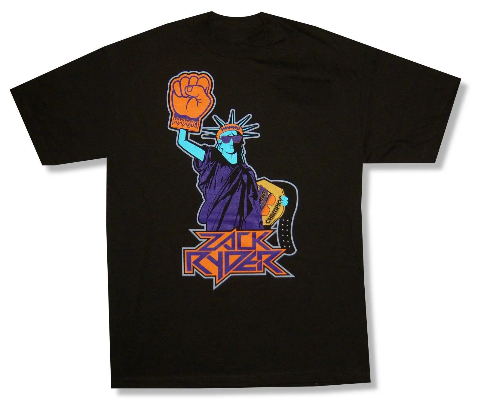 Gildan WWEe WRESTLING "RYDER STATUE" BLACK T SHIRT NEW OFFICIAL ZACK ...