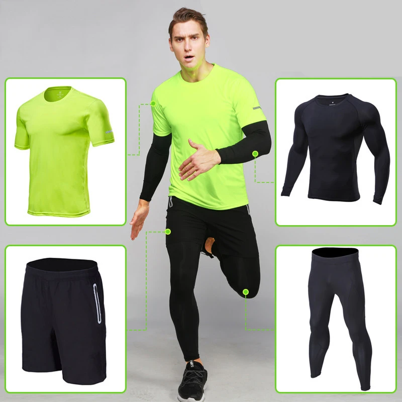 Sport-Suits-Men-Long-Sleeve-Running-Sets-Quick-Dry-Basketball-soccer ...