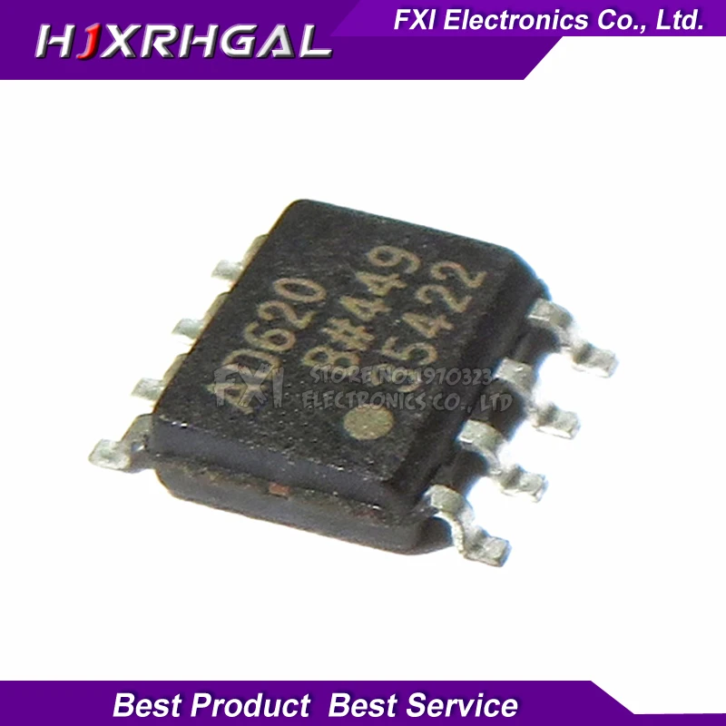 10PCS AD620ARZ SOP8 AD620A AD620AR SOP AD620 SMD L-in Integrated ...