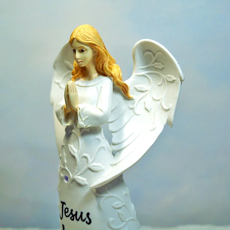 Lighted Angel Statue