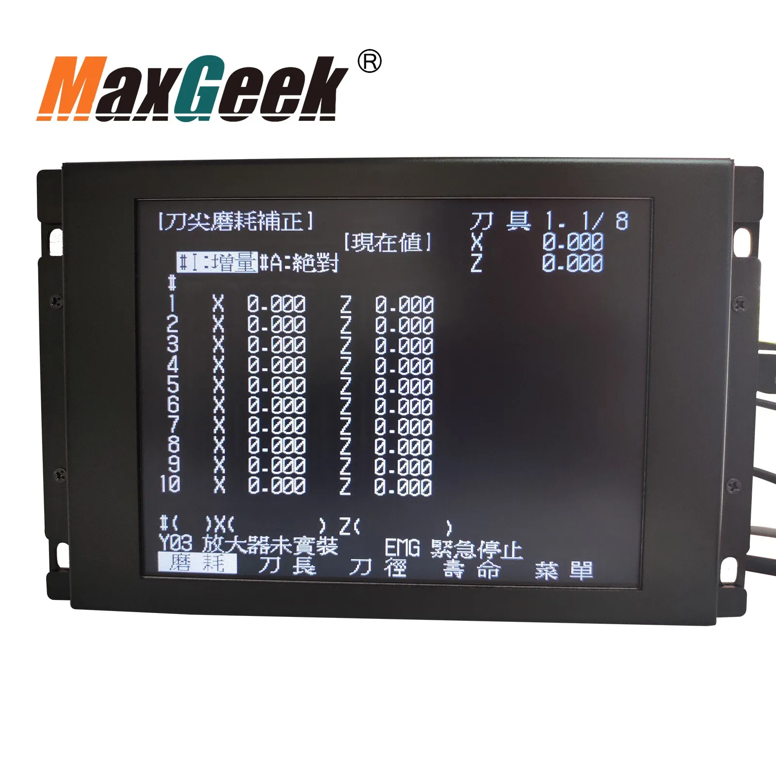 Maxgeek LCD Panel for Mitsubishi MDT962B-1A BM09DF MDT962B M64 E60 CNC ...