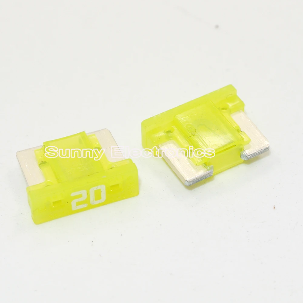 10pcs Micro Short Low profile Mini blade 20A amp APS/ATT fuse for Honda ...