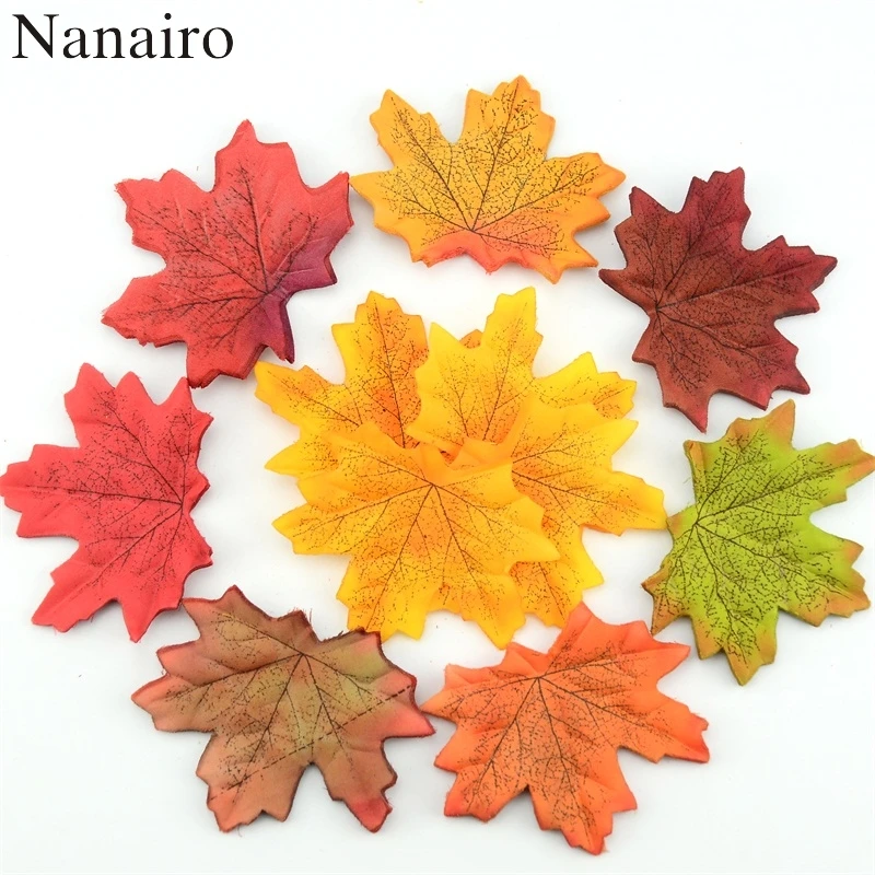 Artificial-Silk-Maple-Leaves-para-decora-o-de-casa-flor-falsa ...