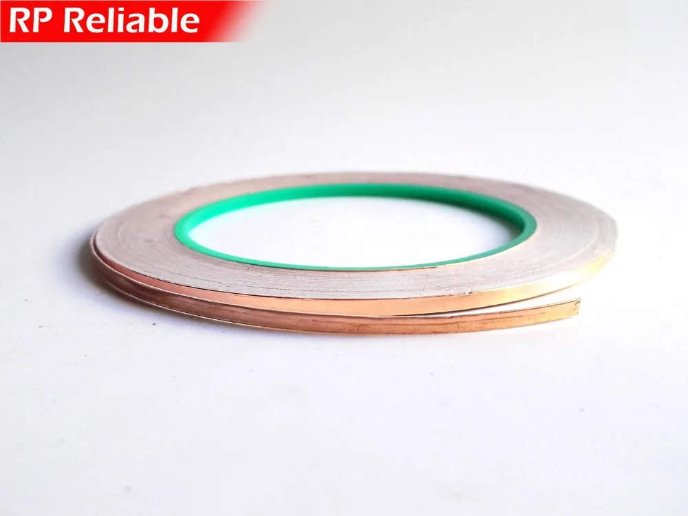3mm*20m Single Adhesive, Double Conductive Copper Foil Tape For Emi ...