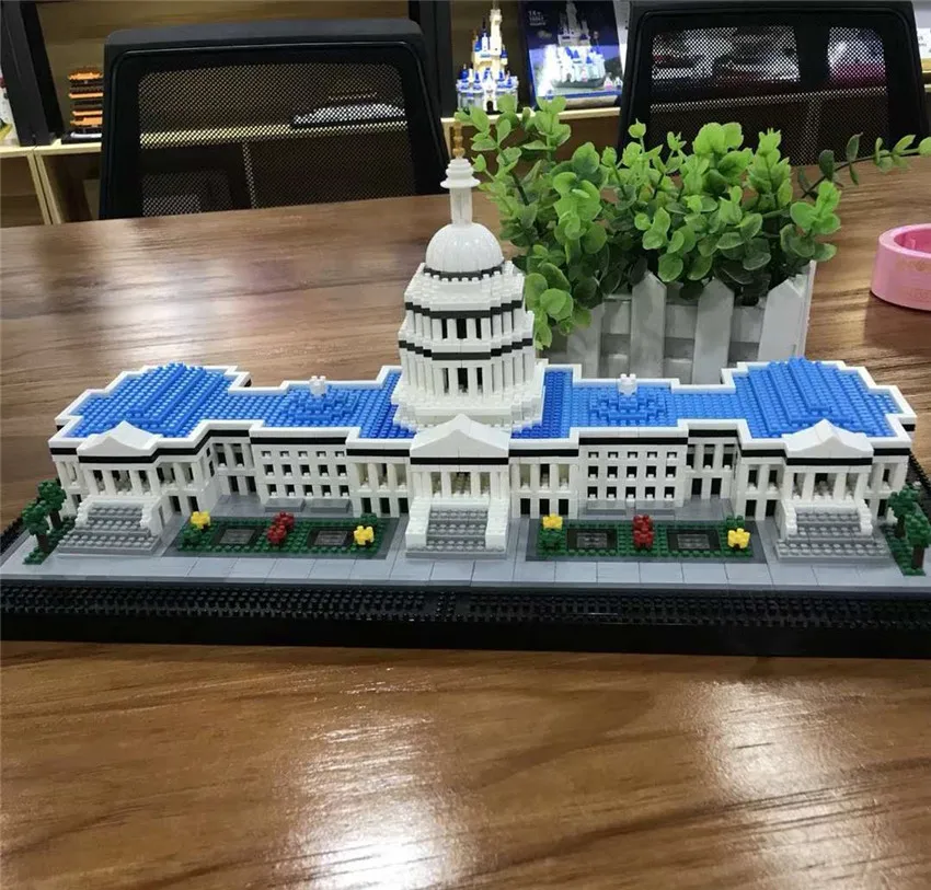 Balody Popular World Famous Architecture Capitol Congress Model Micro ...