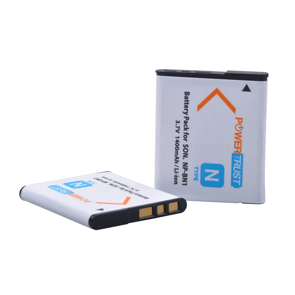 2Pcs 1400mAh NP BN1 NP BN1 NPBN1 Camera battery For Sony DSC TX9 T99 ...