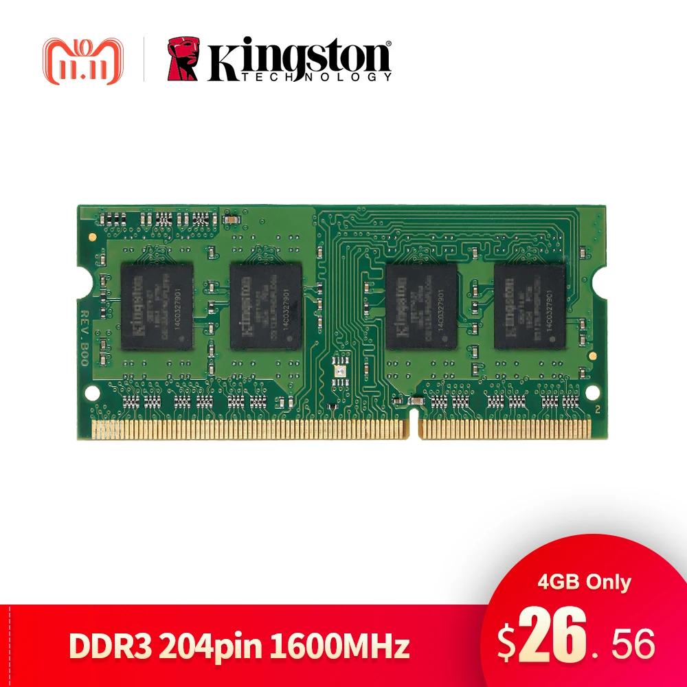 Kingston RAM Original 4GB RAM 1600MHz 8GB DDR3 RAM 204 Pin Motherboard ...