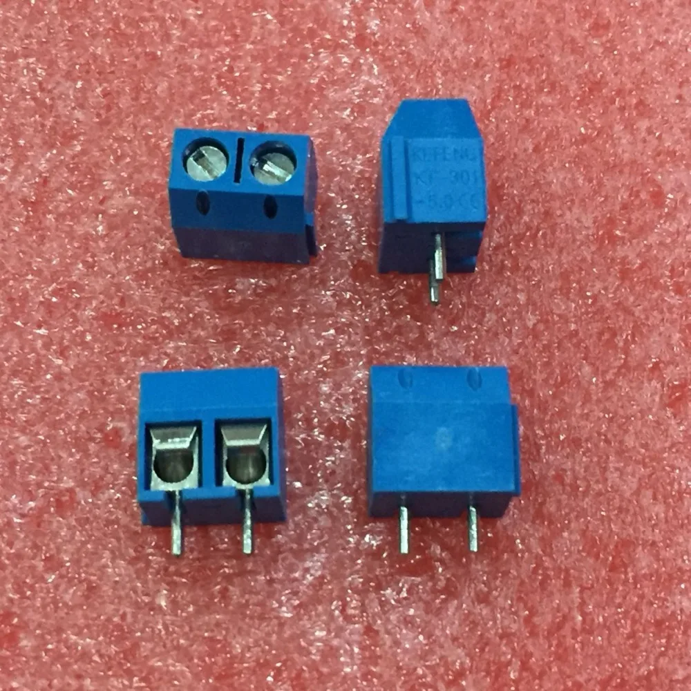 500PCS-Genuine-KEFA-KF301-2P-KF301-5-0-2P-KF301-Screw-2Pin-5-0mm ...
