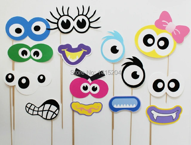 14pcs/set New Arrival Wedding Christams Halloween Funny Colorful Photo ...