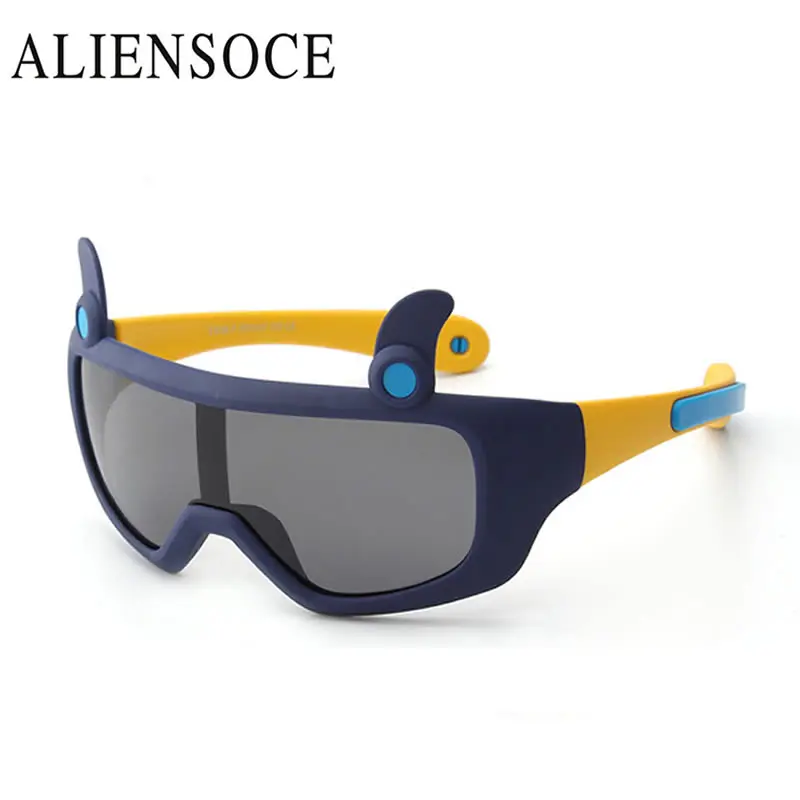 ALIENSOCE Baby Girls Brand Kids Sunglasses One Len Sun Glasses ...