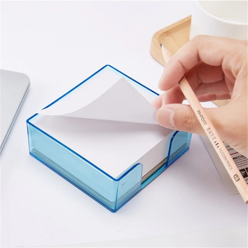 300pcs/box High Quality Memo Paper Notes with a Plastic Storage Box ...