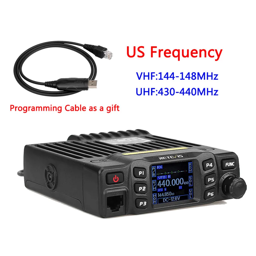 RETEVIS RT95 Мобильная Радио Автомобильная рация VHF UHF Автомобильная ...