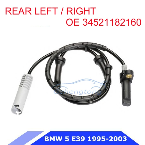 ABS Wheel Speed Sensor Rear Left Right for BMW E39 520i 523i 525 528i ...