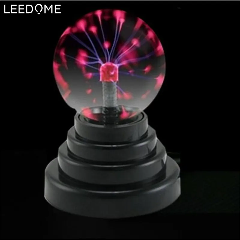Leedome Magic Crystal Plasma Ball Lava Night Lamp Creative Lighting For ...