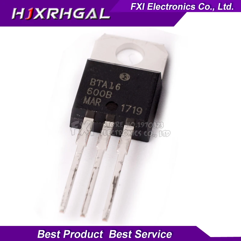 10pcs BTA16 600B BTA16 600 TO 220 TO220 BTA16 600V 16A TRIACS New ...