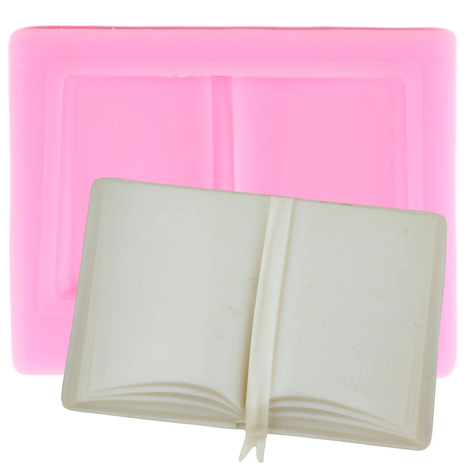3d School Book Silicone Mold Baby Birthday Fondant Cake Decorating ...
