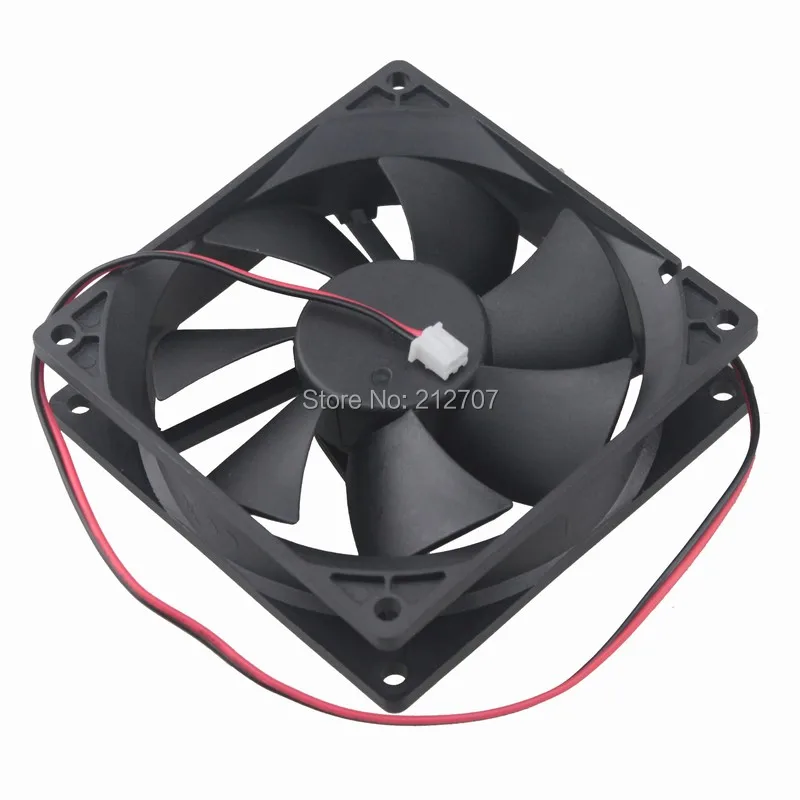 Gdstime 92mm X 25mm DC 12V 2Pin Ball Bearing Computer Cooling Fan for ...