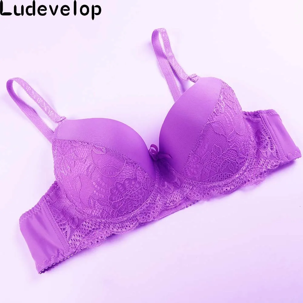 Ludevelop ABC sexy bra lace push up women underwear cotton refreshing ...
