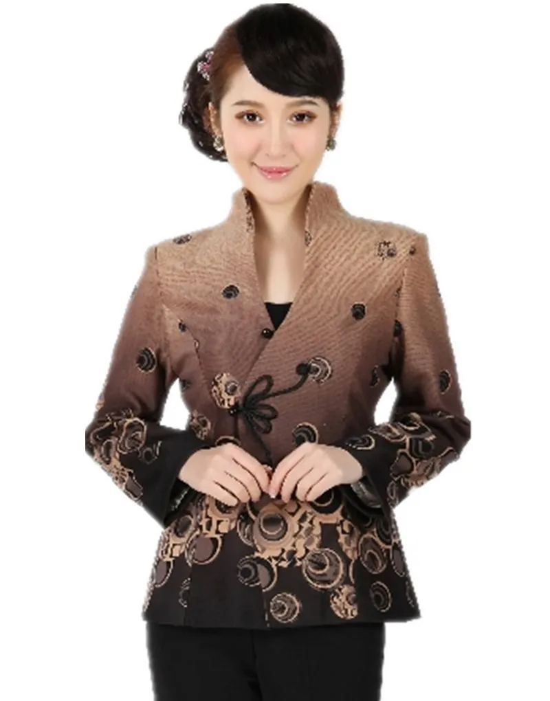 Shanghai Story Autumn Jacket Chinese Womens Jacket Coat Flowers