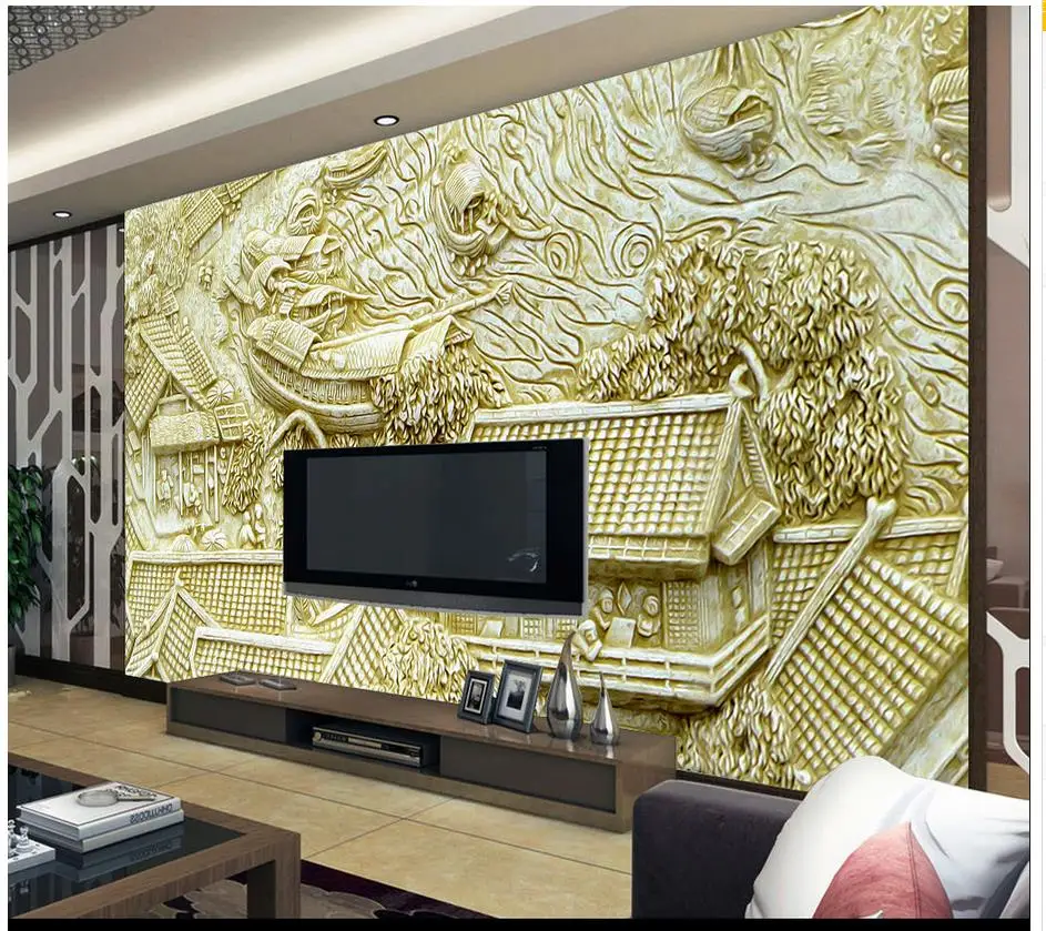 3d foto behang custom 3d muurschilderingen behang Clear foto ...