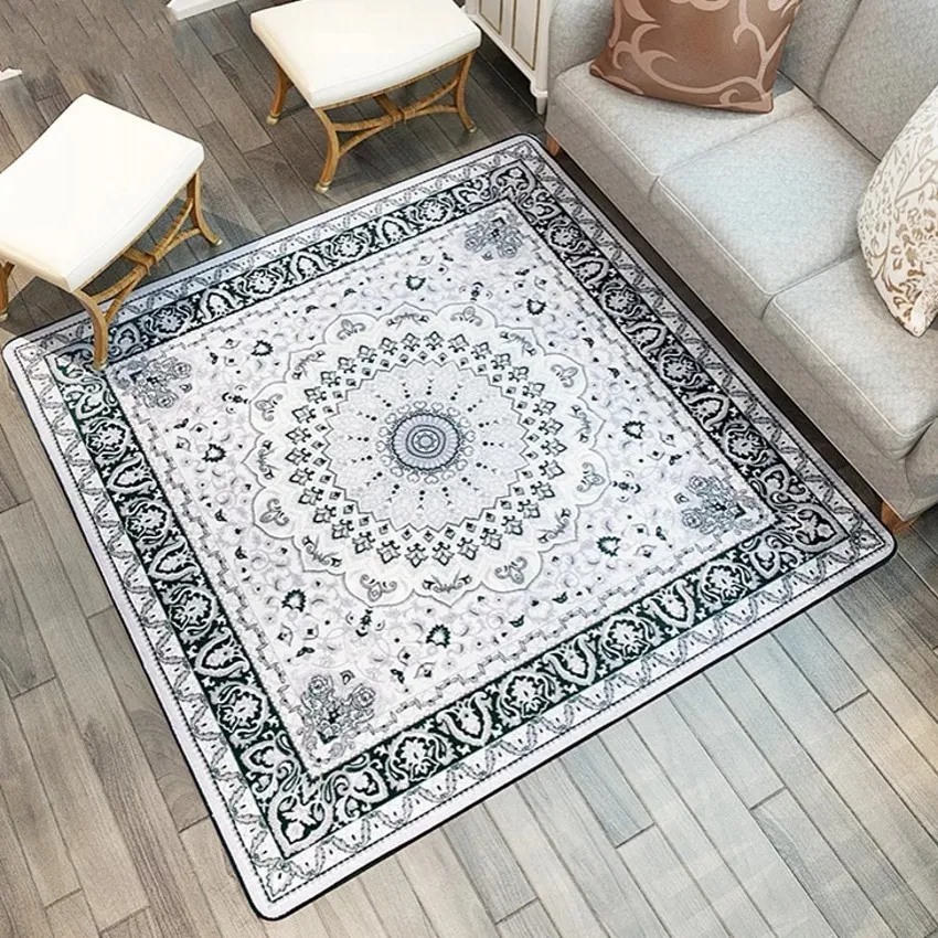 Classical square Persian carpet , living room coffee table carpet ...