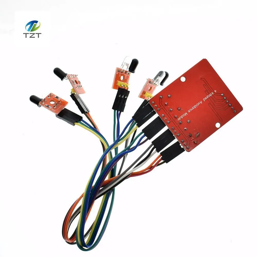 F233-01 Four-way infrared tracing / 4 channel tracking module ...