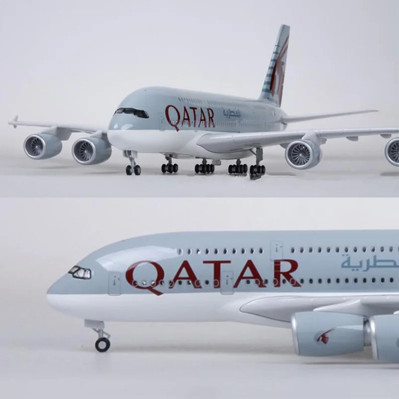 Plastic Resin Qatar Airline Model | Airplane Collections Wheels - 1/160 ...