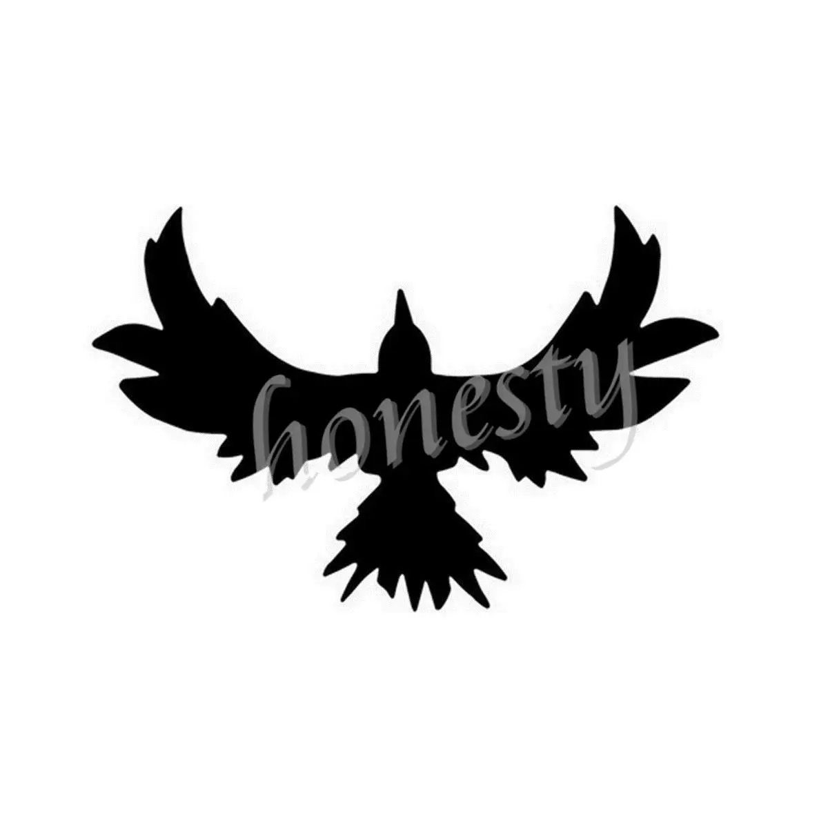 Flying Raven Bird Wall Home Glass Window Door Car Sticker Laptop Auto ...