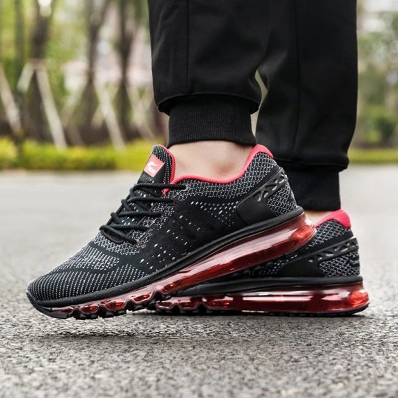 ONEMIX Unique Shoes Tongue Running Shoes Men Breathable Air 270 Mesh ...