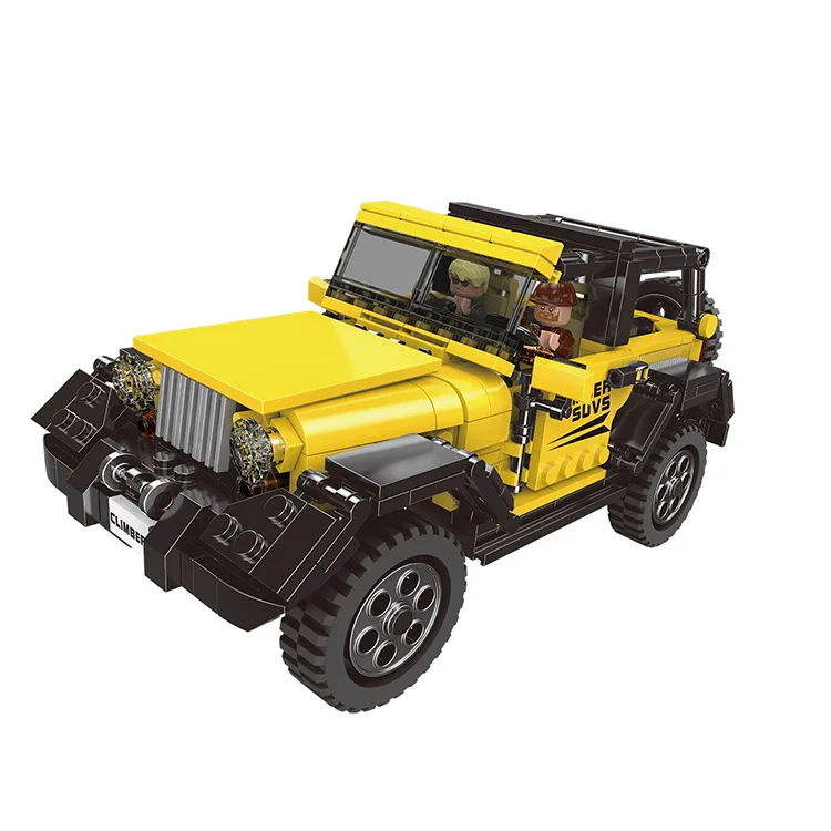 XB 03024 512pcs yellow super jeep Set Building Blocks Bricks ...