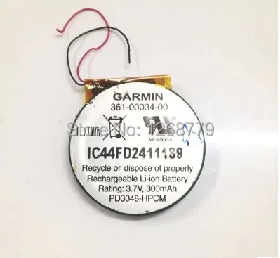 Route-JD-PD3048-3-7V-Li-Ion-battery-for-Garmin-Forerunner-405-405CX-410 ...