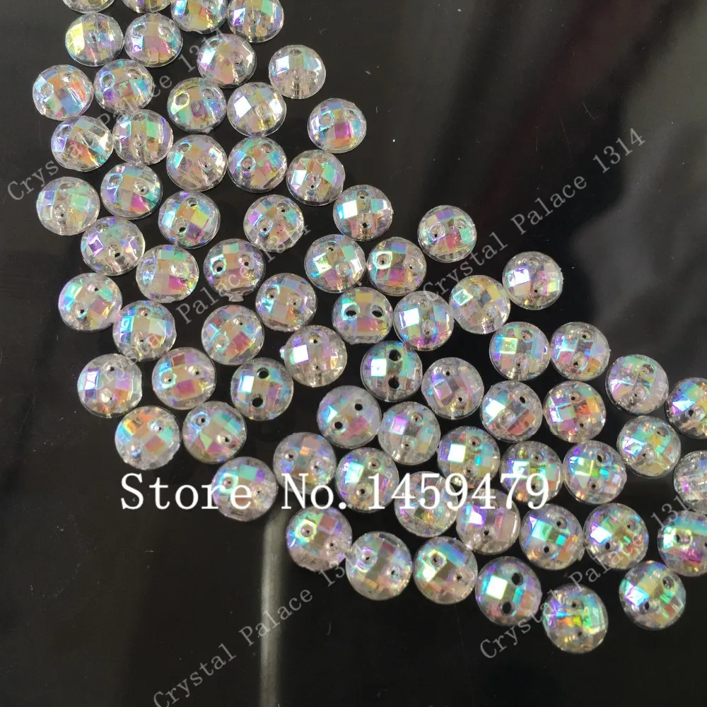 Mesh Surface Small Delicate Round Rhinestone 500pcs 6mm White Color AB ...