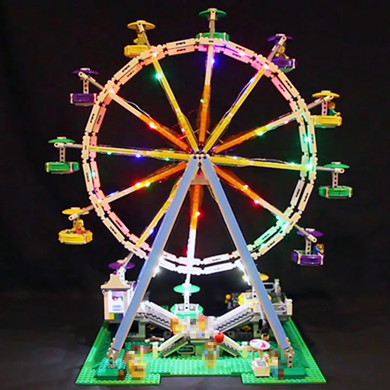 LEGO 10247 Led Light Ferris Wheel Brick kits | Bricks Delight