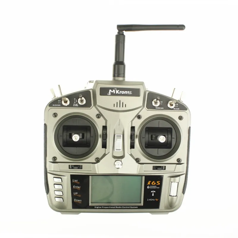2.4GHz DSM2 Compatible 6CH Transmitter w/10 Model Memory and 2-Pos ...
