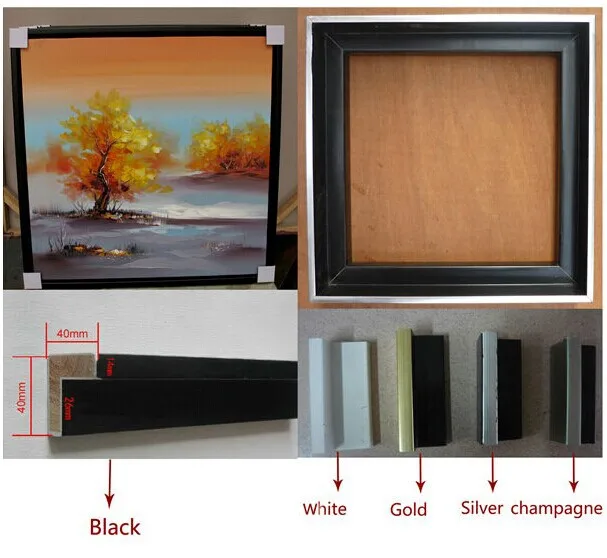 Modern Art Floating Ps Frame For Oil Painting And Canvas Printing Home ...