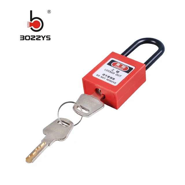 Engineering plastic insulation padlock safety lockout tag lock loto ...