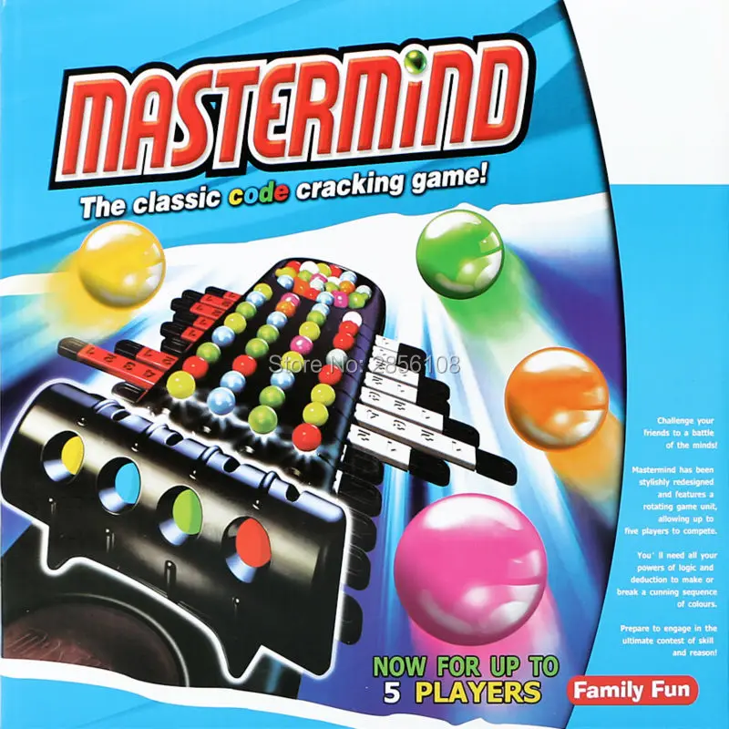 Intelligent Mastermind Classical Code Cracking Board Game Classic Game ...