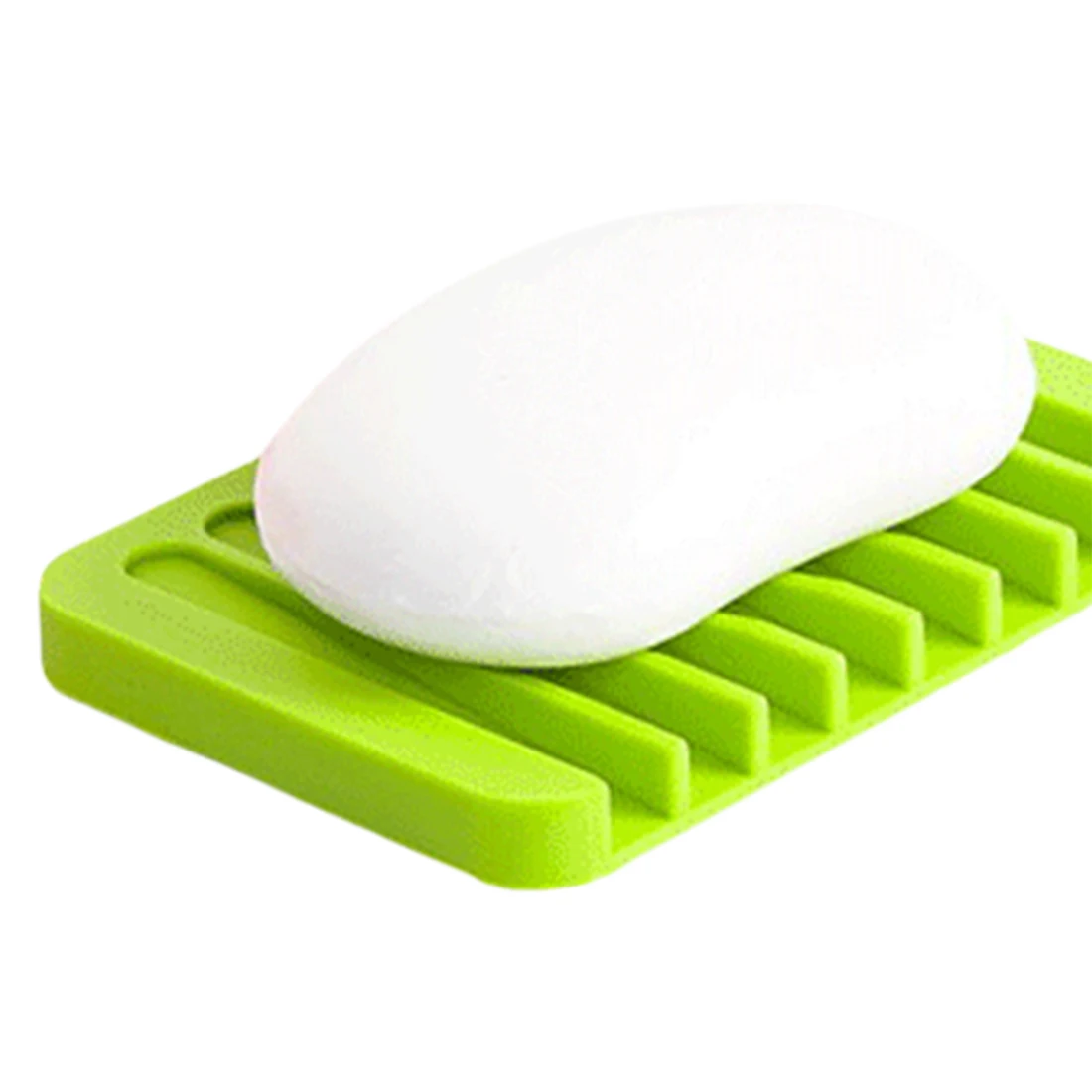 Hot Sale Silicon Kitchen Bathroom Flexible Soap Dish Plate Holder Tray ...